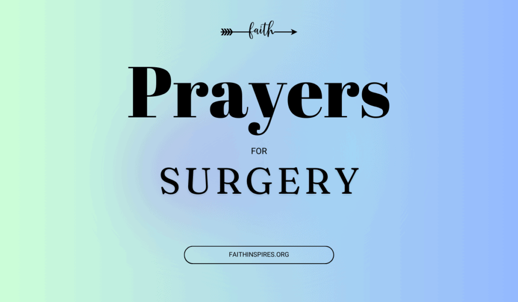 Catholic Prayers For Surgery (Full List & Guide) - Faith Inspires