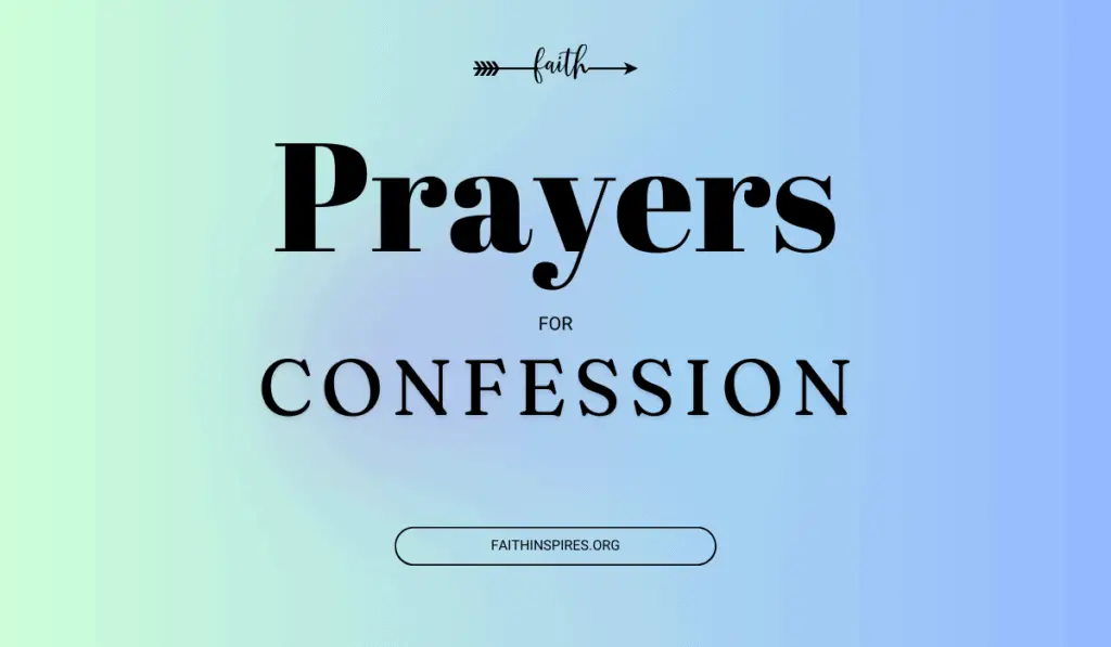 Catholic Prayers For Confession (Full List & Guide) - Faith Inspires