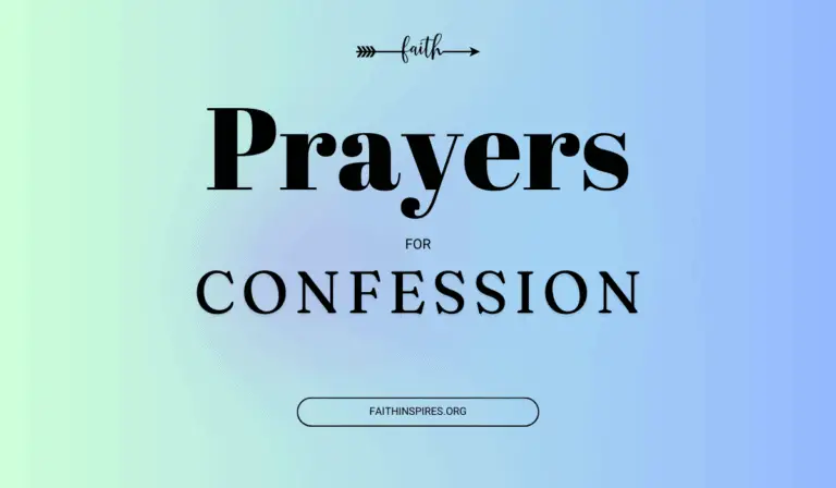 Catholic Prayers For Confession (Full List & Guide) - Faith Inspires
